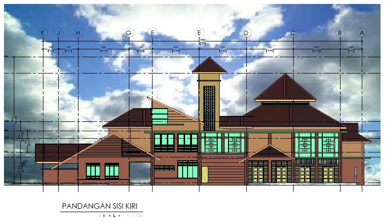 Surau Al-Ukhuwah: Pandangan Perspektif & Pelan Surau