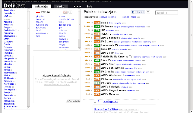 Tandem Windows-Ubuntu: Telewizja w przeglądarce Ubuntu