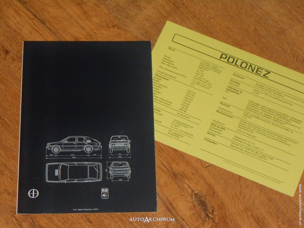 autoArchiwum | CZYTELNIA: FSO POLONEZ / PRIMA - PREZENTACJA PROSPEKTÓW ...