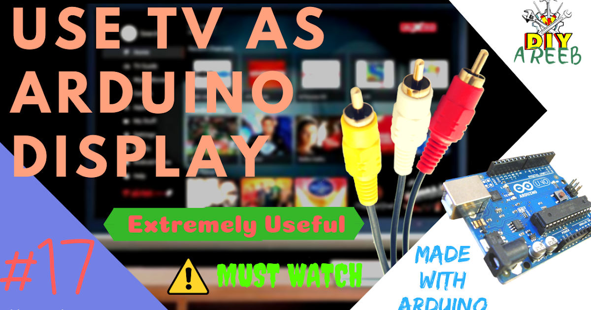 How to use TV as Arduino display || Arduino TVout Library || Hindi