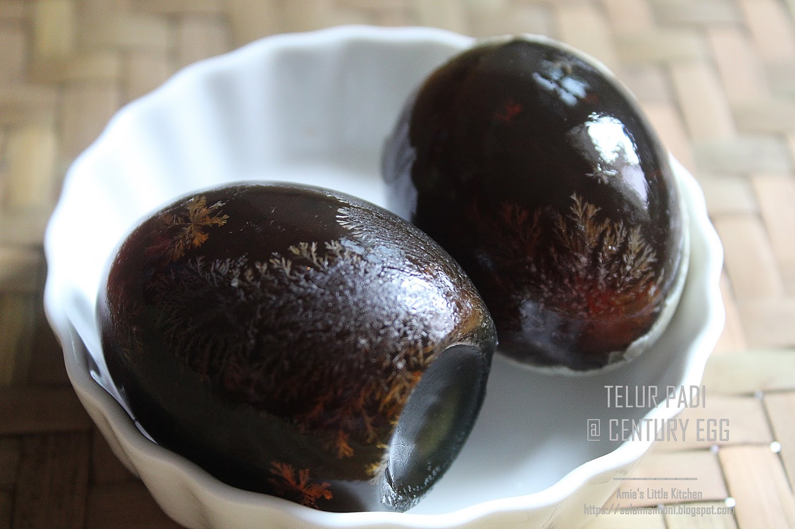 Telur Padi @ Century Egg - Amie's Little Kitchen