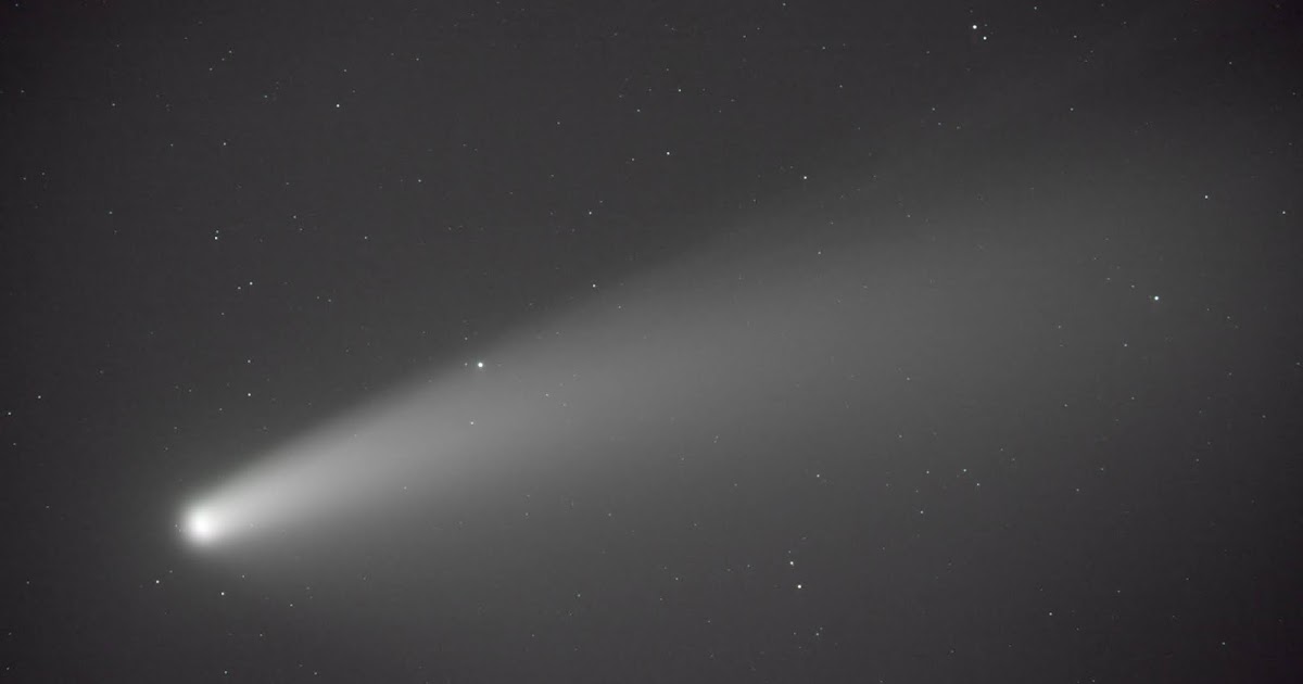 Sky and Rockets: Comet NEOWISE - Close up