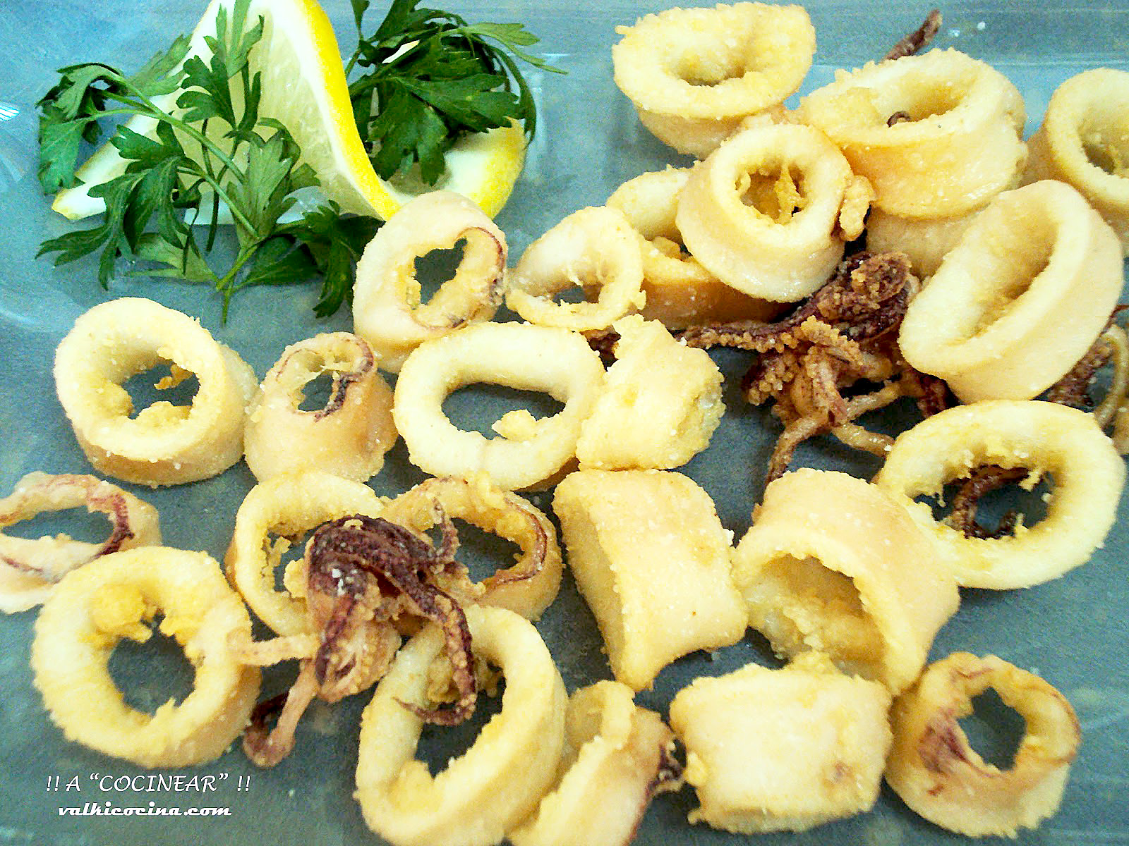 CALAMARES O CHIPIRONES FRITOS A LA ANDALUZA | ¡¡A COCINEAR!! Recetas ...