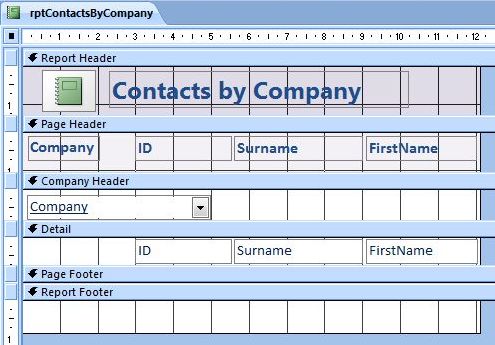 Microsoft Access Tips: Adding a Group and Sort to an Access Report