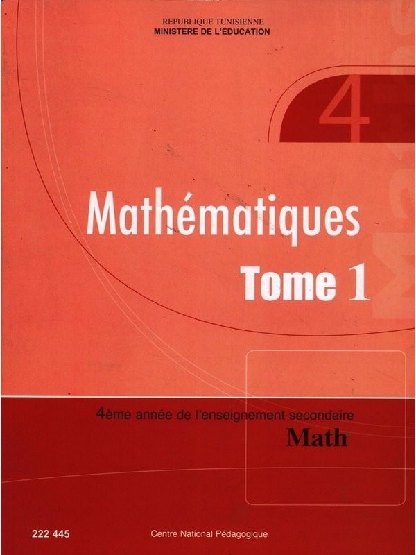 Mathématiques - 4ème année de l’enseignement secondaire - Mathématiques ...