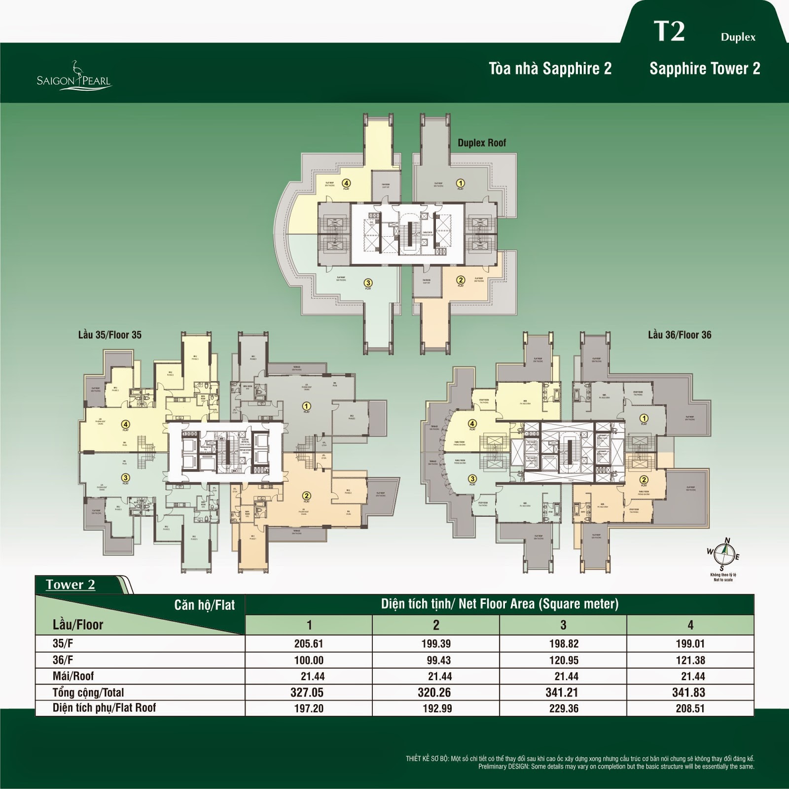 Giá bán căn hộ Saigon Pearl tại tháp Sapphire 2
