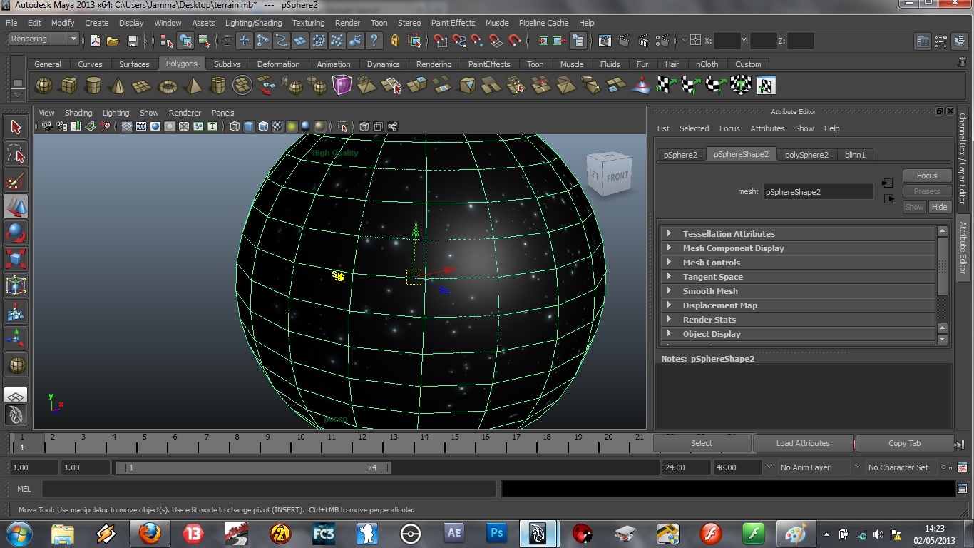 Final Major Project: Planet surface animation
