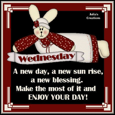 Julia's Creations: Wednesday blessing