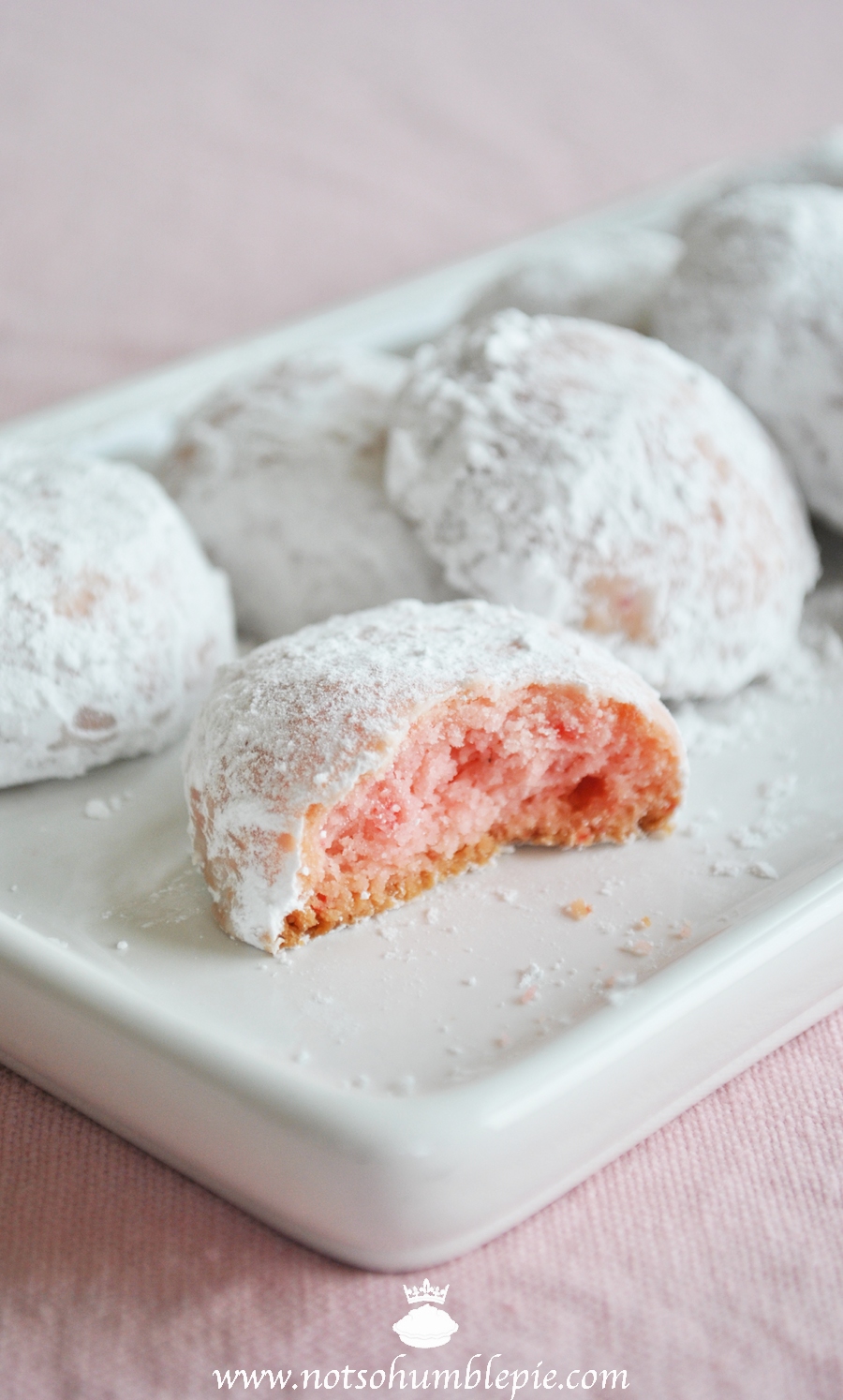 Not So Humble Pie: Pink Peppermint Tea Cookies
