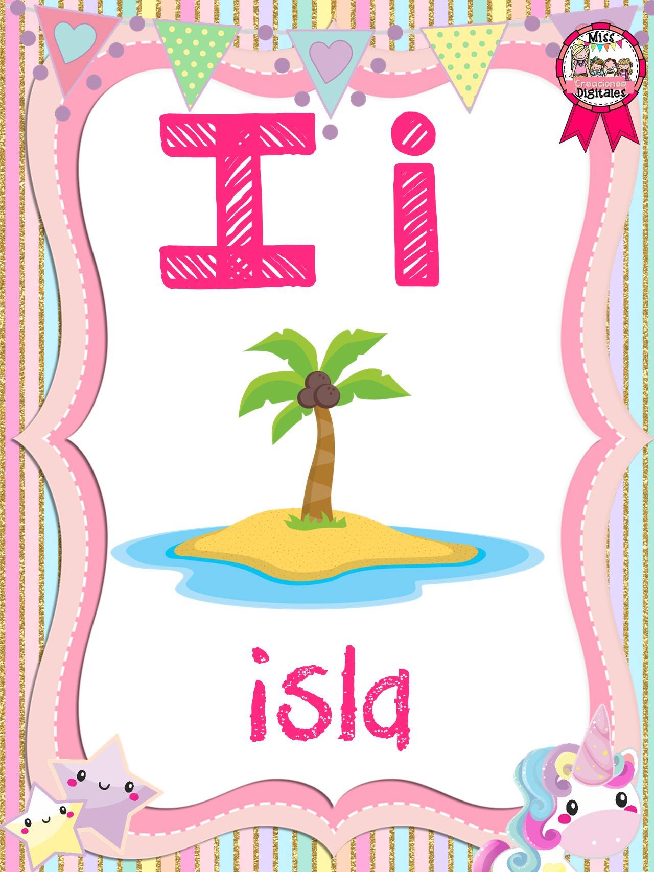 Láminas de Vocales | Mundo de Rukkia