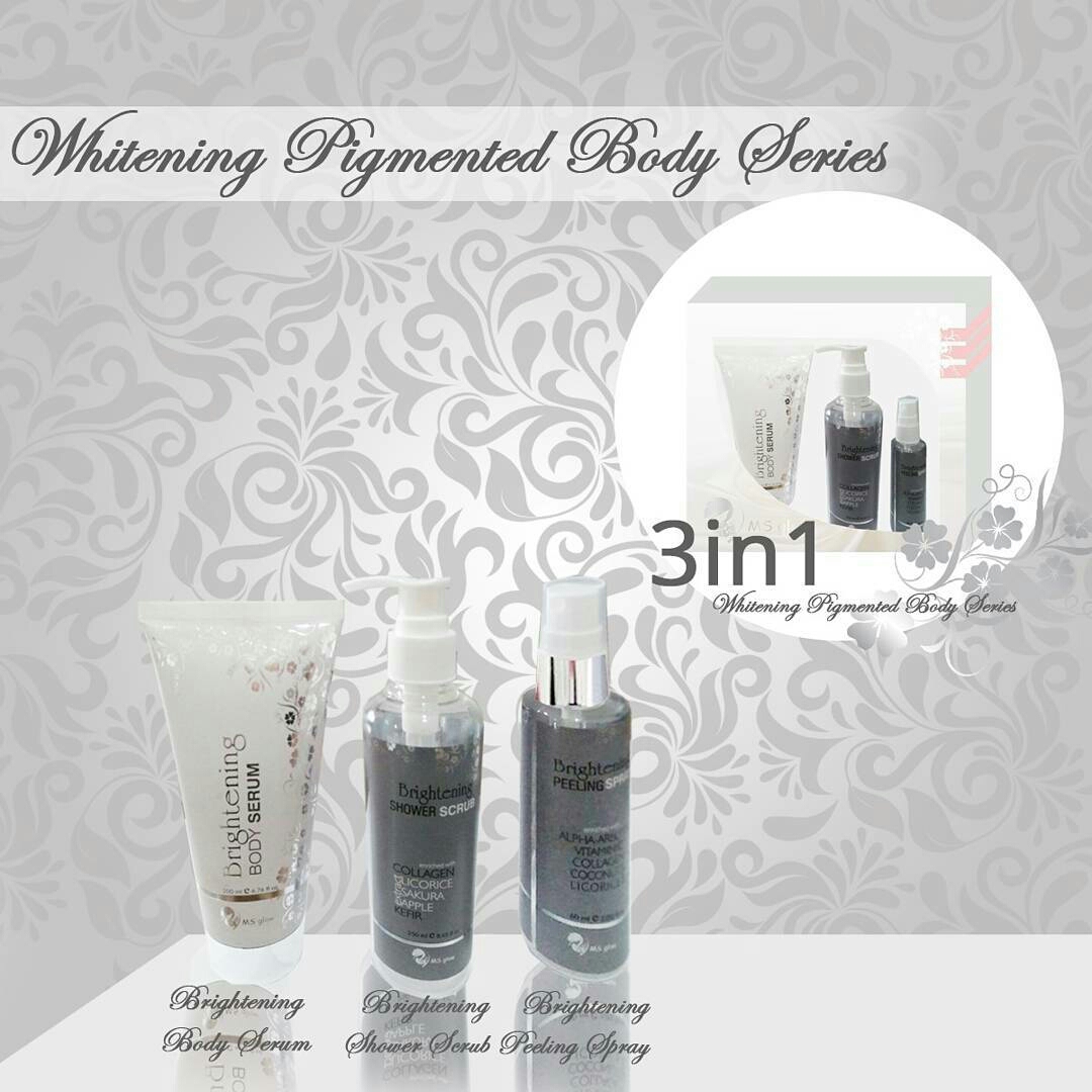 MS Glow by Cantik Skincare: MS Glow Whitening Body Series