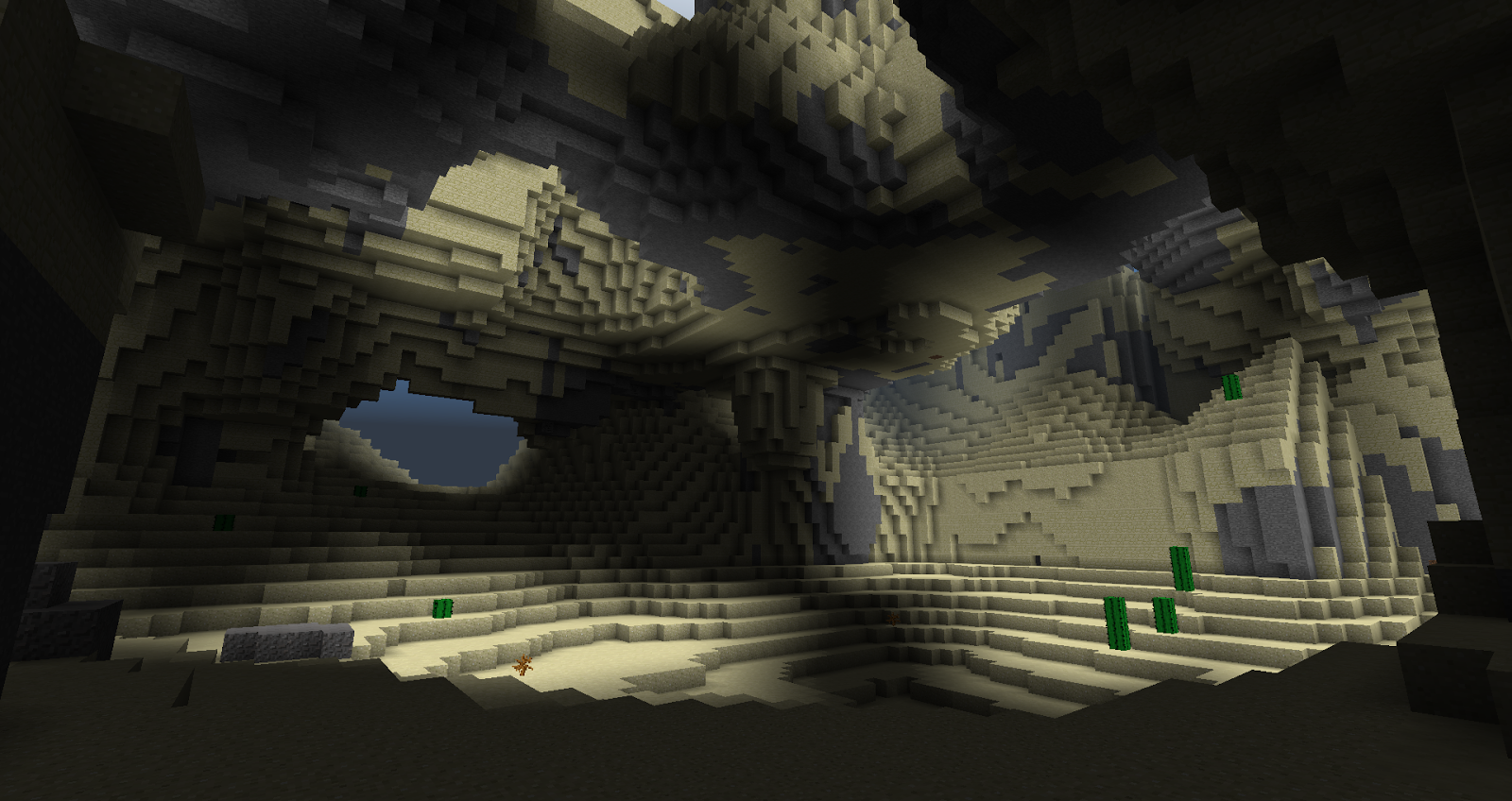 Minecraft Sandcave by Tradt-Production - [ ZOOMING 1.1 ROOM ] - Mugen ...