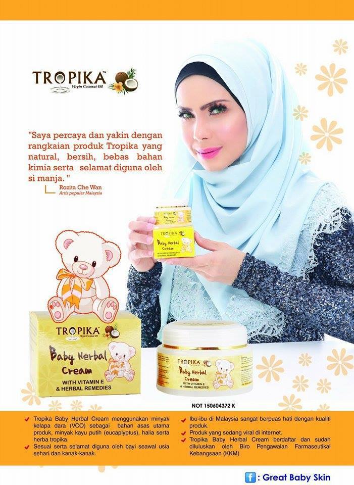 Produk Kecantikan & Kesihatan: TROPIKA BABY HERBAL CREAM & RANGE ...