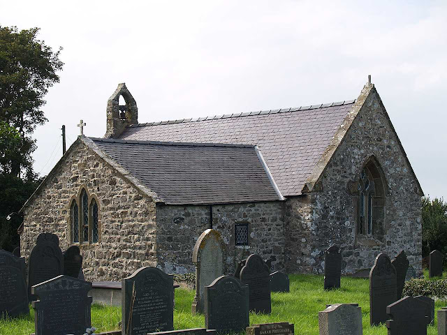 Medieval churches and other religious sites built by the native Welsh ...
