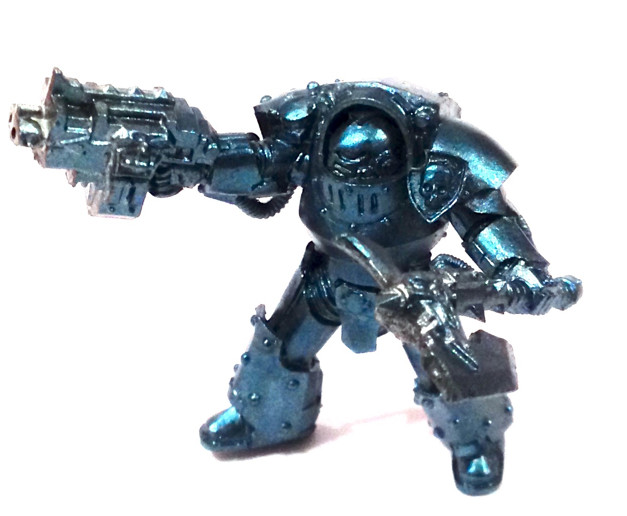 Warpstone Flux: Painting Alpha Legion Snipers 2. Metallic Blue