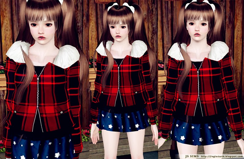 [JS SIMS 3] Warm Wool Collar Coat－JS SIMS｜痞客邦