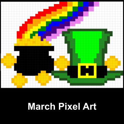 March Pixel Art