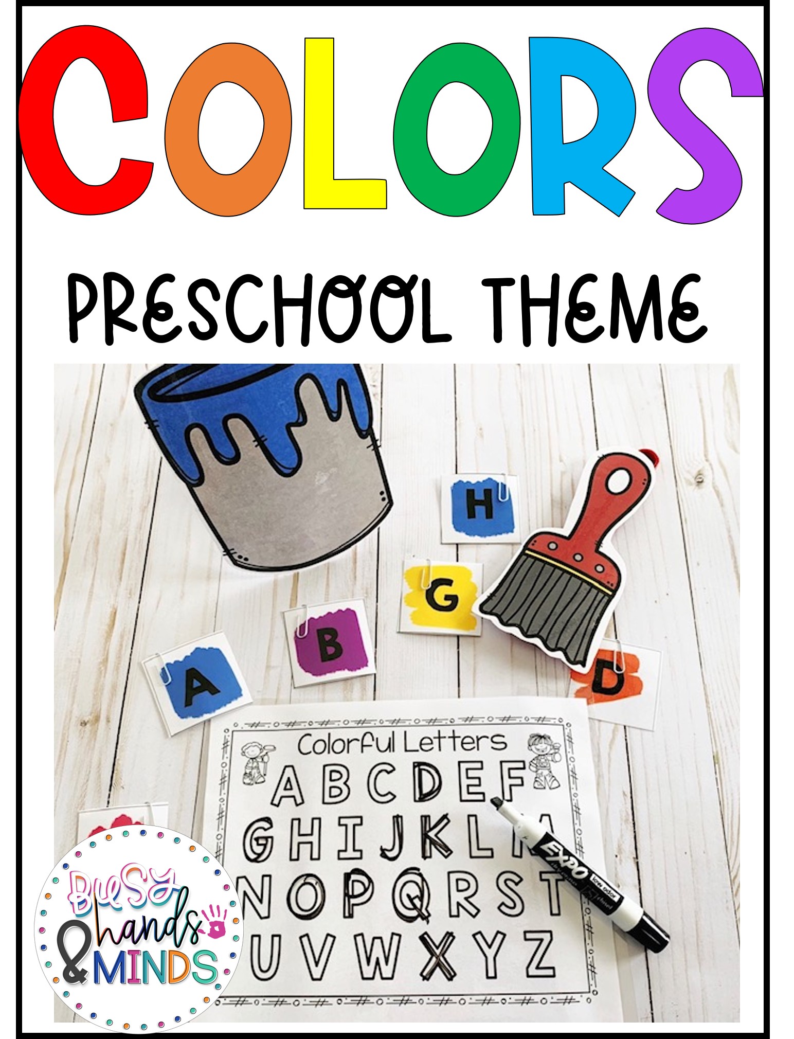Colors Preschool Pack | Busy Hands and Minds