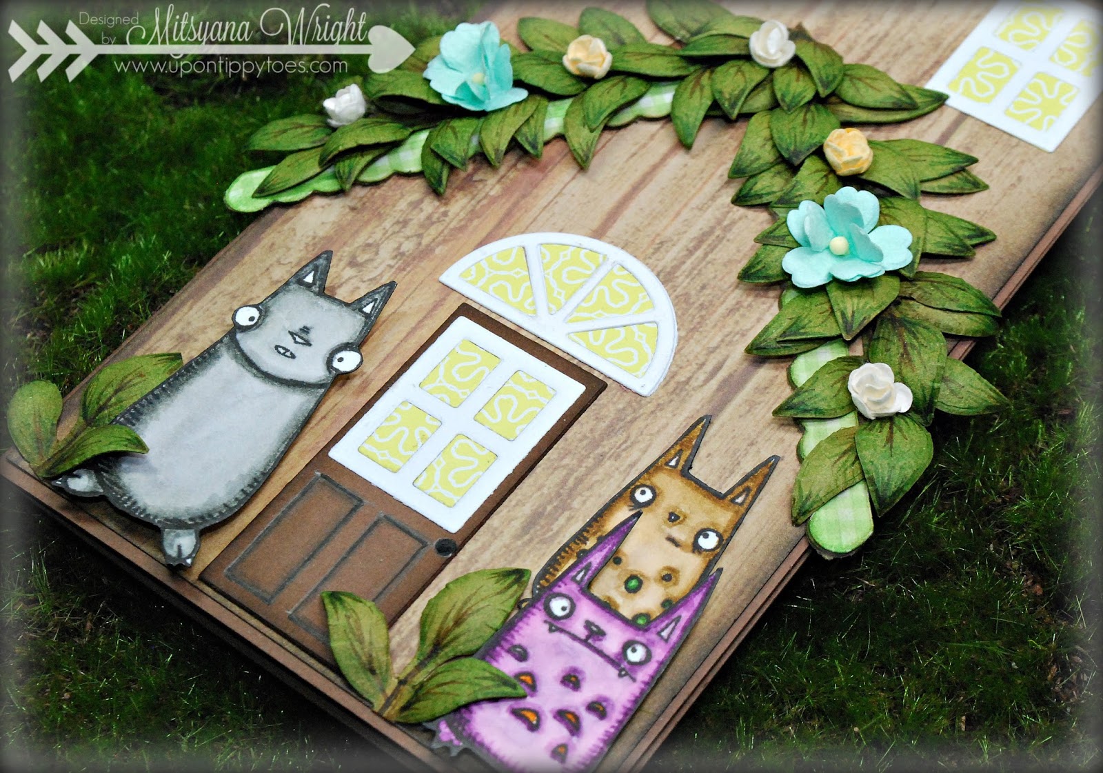 Up On Tippy Toes: Forest Spirits Treehouse Card