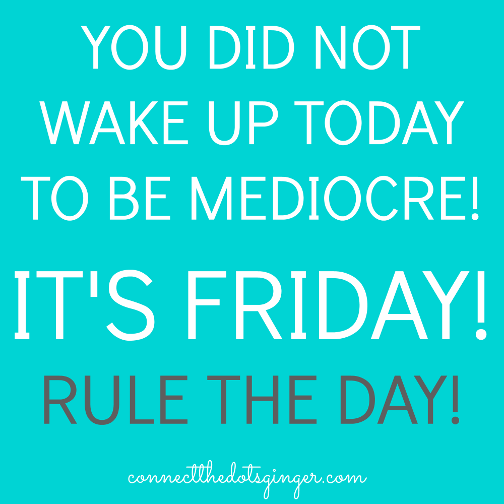 Connect the Dots Ginger | Becky Allen: Fight For It Friday!