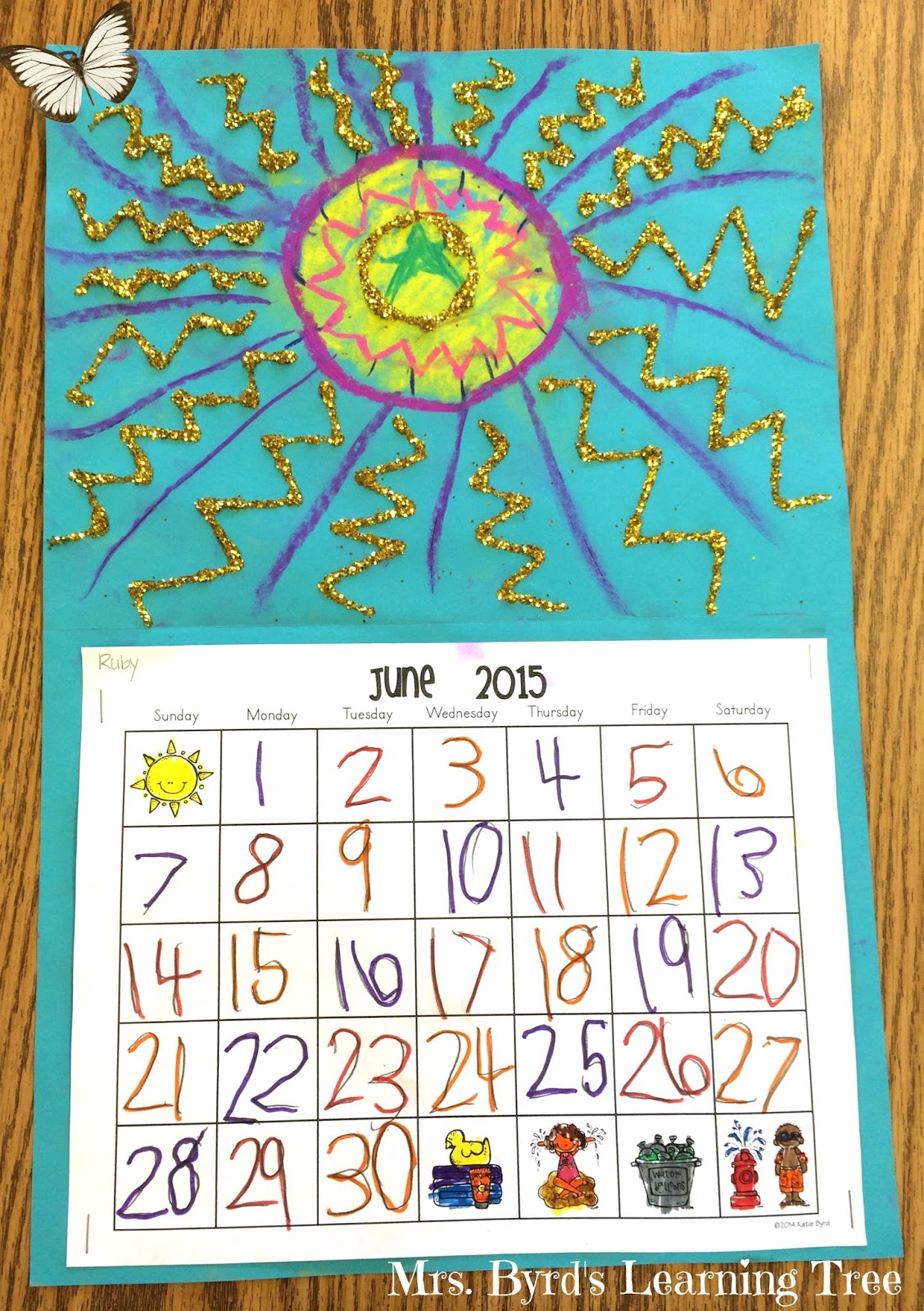 Mrs. Byrd's Learning Tree: Calendars for Number Writing UPDATE!