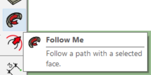 HOW TO USE SKETCHUP FOLLOW ME TOOL