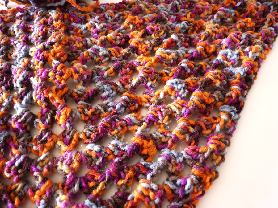 Madeline's Wardrobe: WIP: Granny triangle shawl No. 2 Madeline's Wardrobe: WIP: Granny triangle shawl No. 2