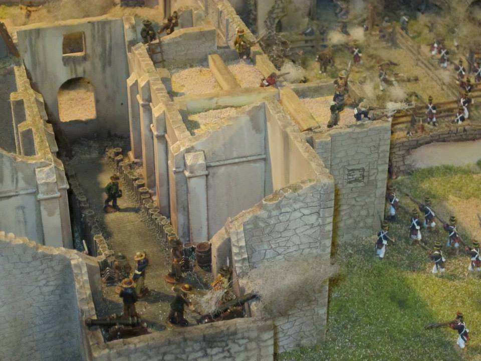 Tides of War: Paint Bench: 15mm Battle of the Alamo Diorama Revisted