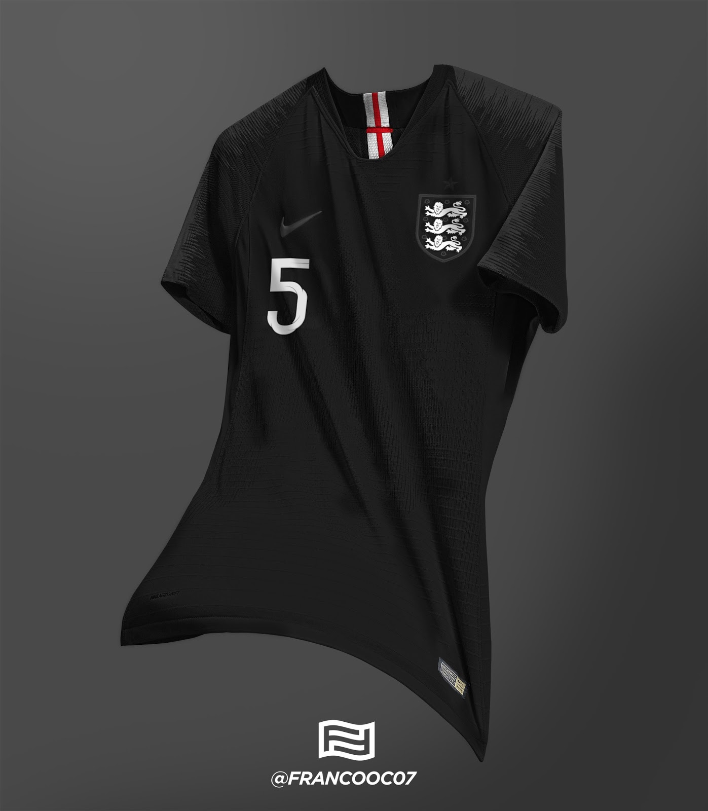 What If? Black Nike England 2018 Concept Kit by Franco Carabajal ...