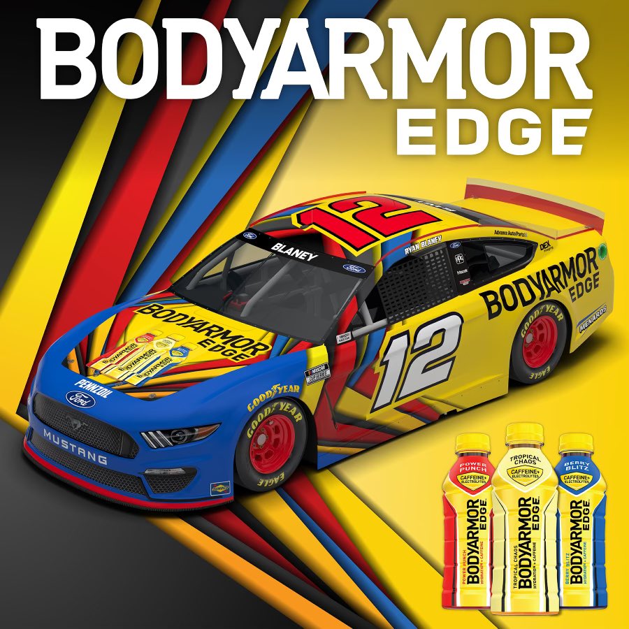 Ryan Blaney gets new BODYARMOR Edge paint scheme - Stock Car Media