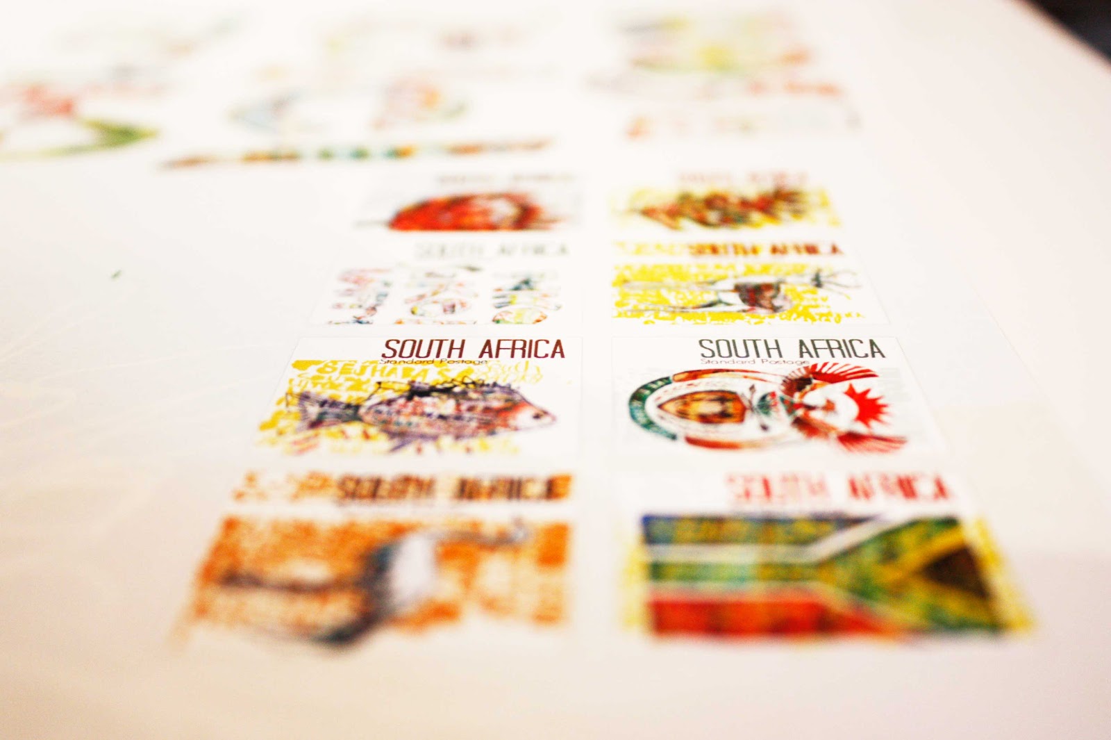 Hirschling: SOUTH AFRICAN NATIONAL SYMBOLS STAMPS
