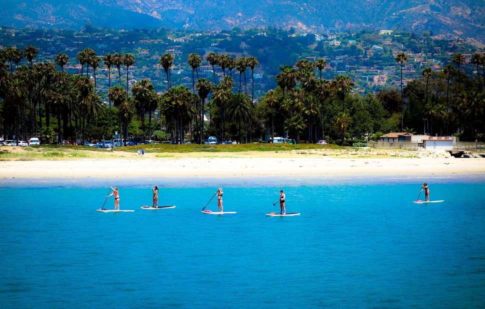 East Beach in Santa Barbara California - My Albums Photo