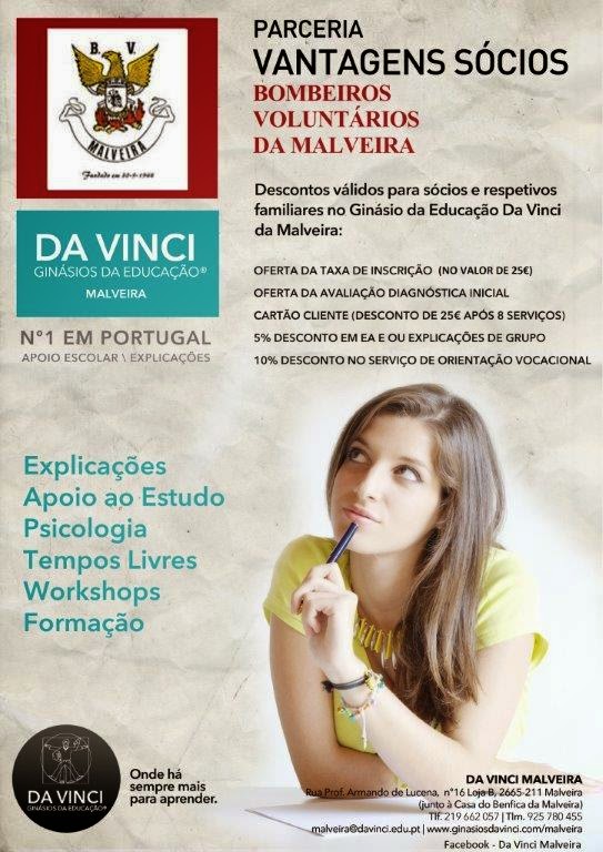 Malveira - Ginásio da Educação Da Vinci. Explicações e Apoio Escolar Malveira - Ginásio da Educação Da Vinci. Explicações e Apoio Escolar