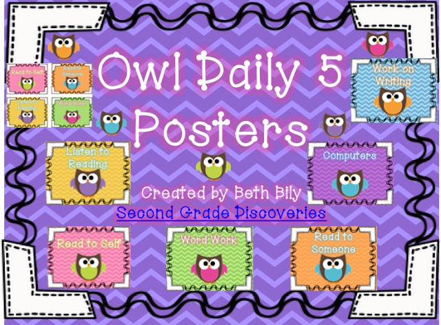 Second Grade Discoveries with Miss Bily: Bright and Owl CAFE Poster ...