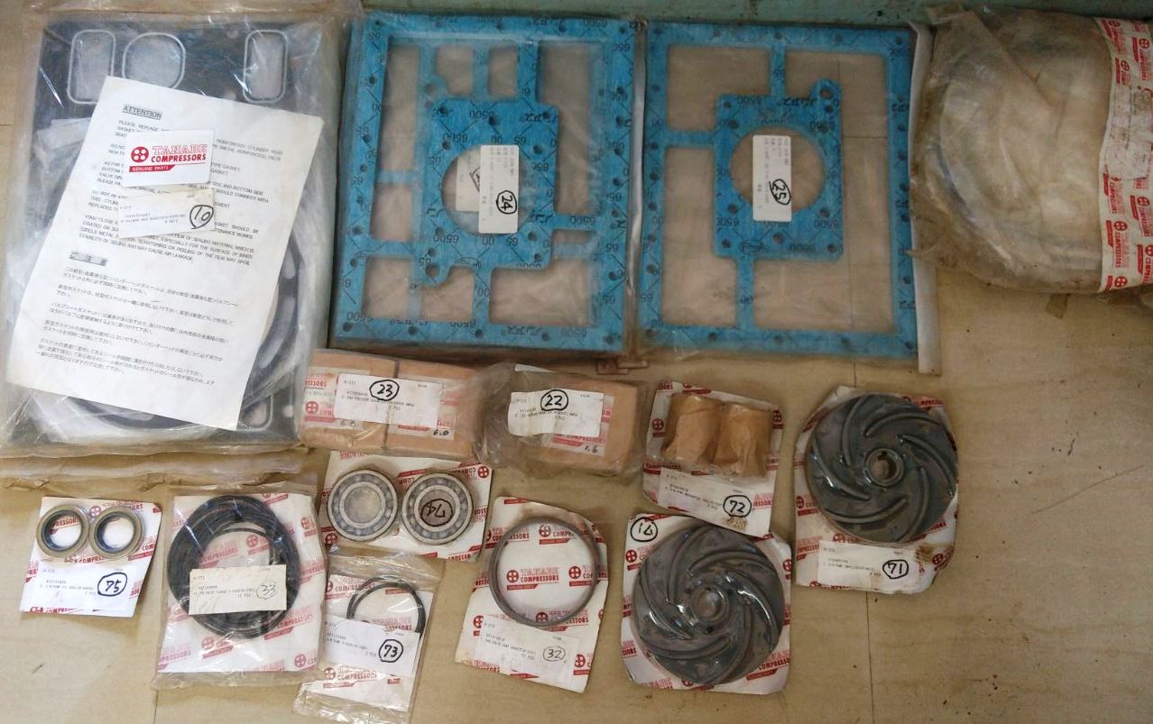 SN SHIP SPARE: TANABE H73 /H74 Air Compressor