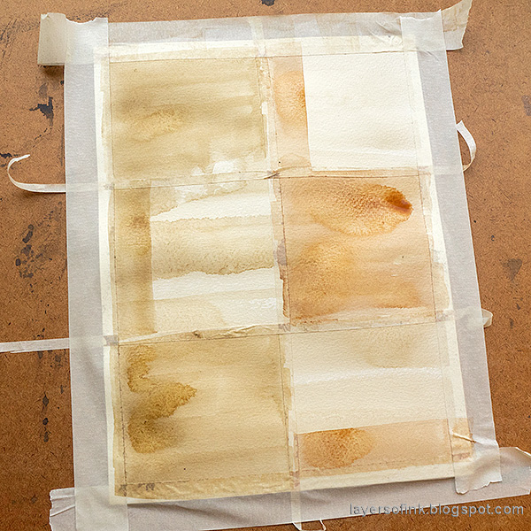 Layers of ink: Nature Art Journal Page