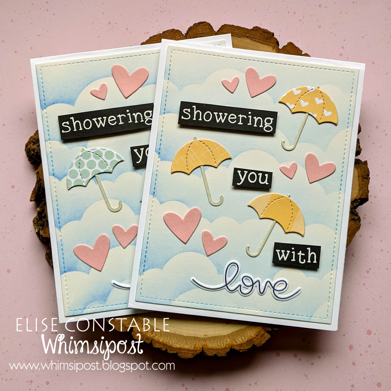 Whimsipost: Showering You with Love with Lawn Fawn