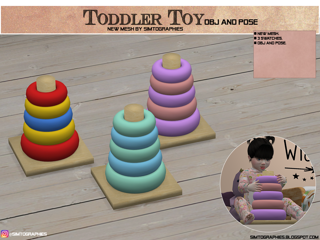 Toddler Toy (Obj + Pose) - NEW MESH - Simtographies Toddler Toy (Obj + Pose) - NEW MESH - Simtographies