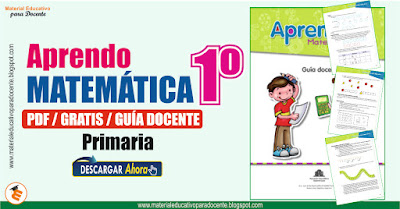 Material Educativo: Libro Aprendo Matemática para 1º grado primaria ...