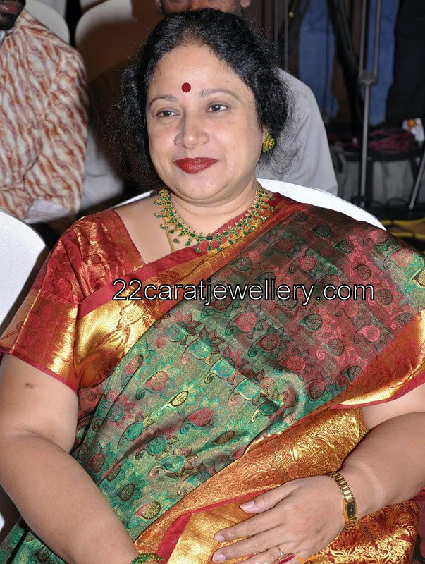 Jaya Chitra in Emerald and Ruby Necklace Sets - Jewellery Designs