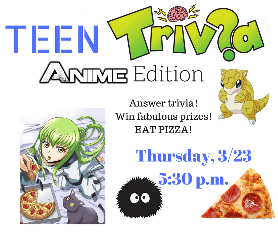 The Mixed-Up Files of Miss Kat: Teen Trivia - Anime