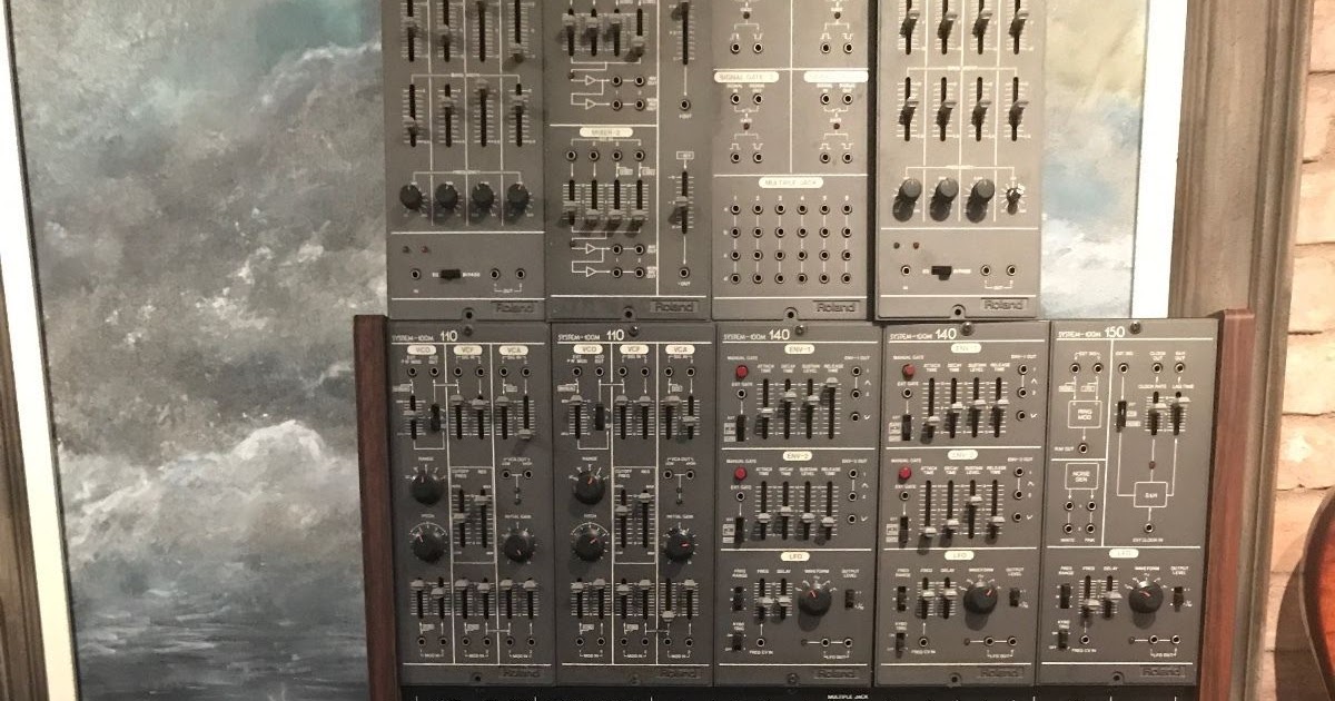 MATRIXSYNTH: Stacked Roland System 100m Modular Systems