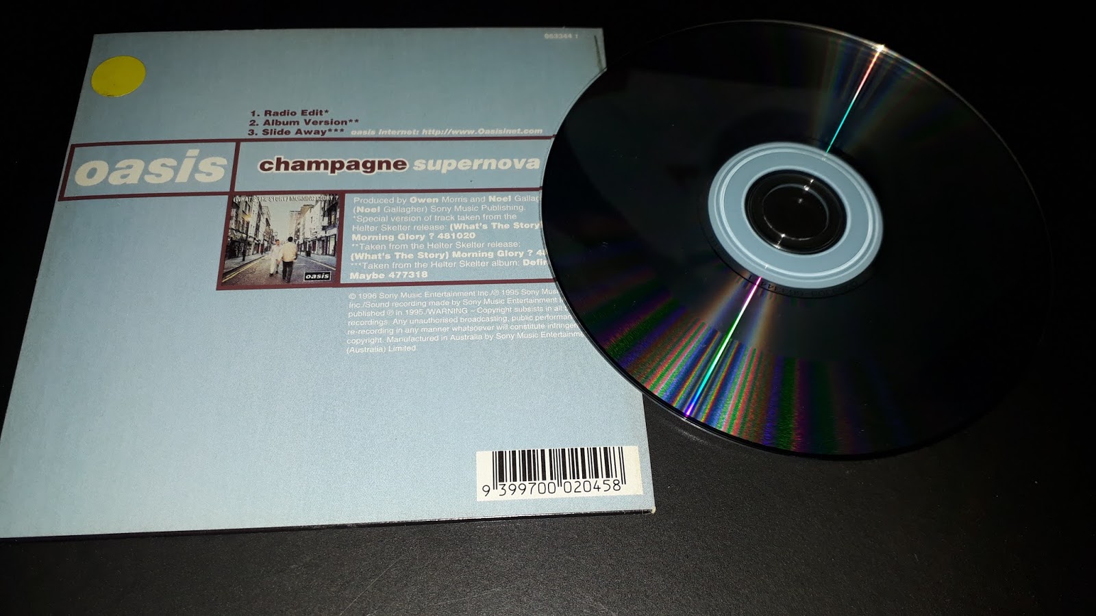 Verita's Sound And Vision: Raríssimo CD Single Oasis Champagne ...