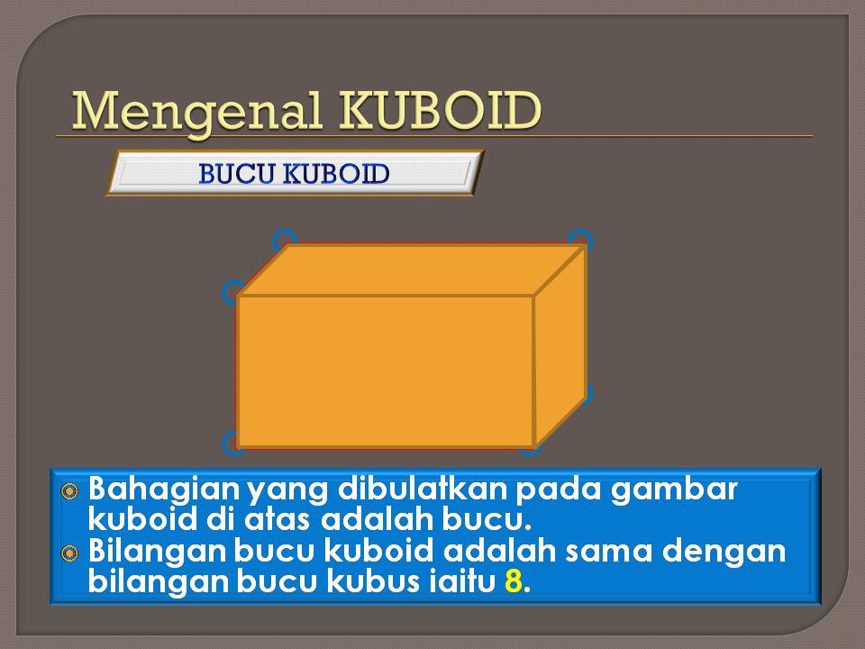 .: Kenali ciri-ciri KUBOID