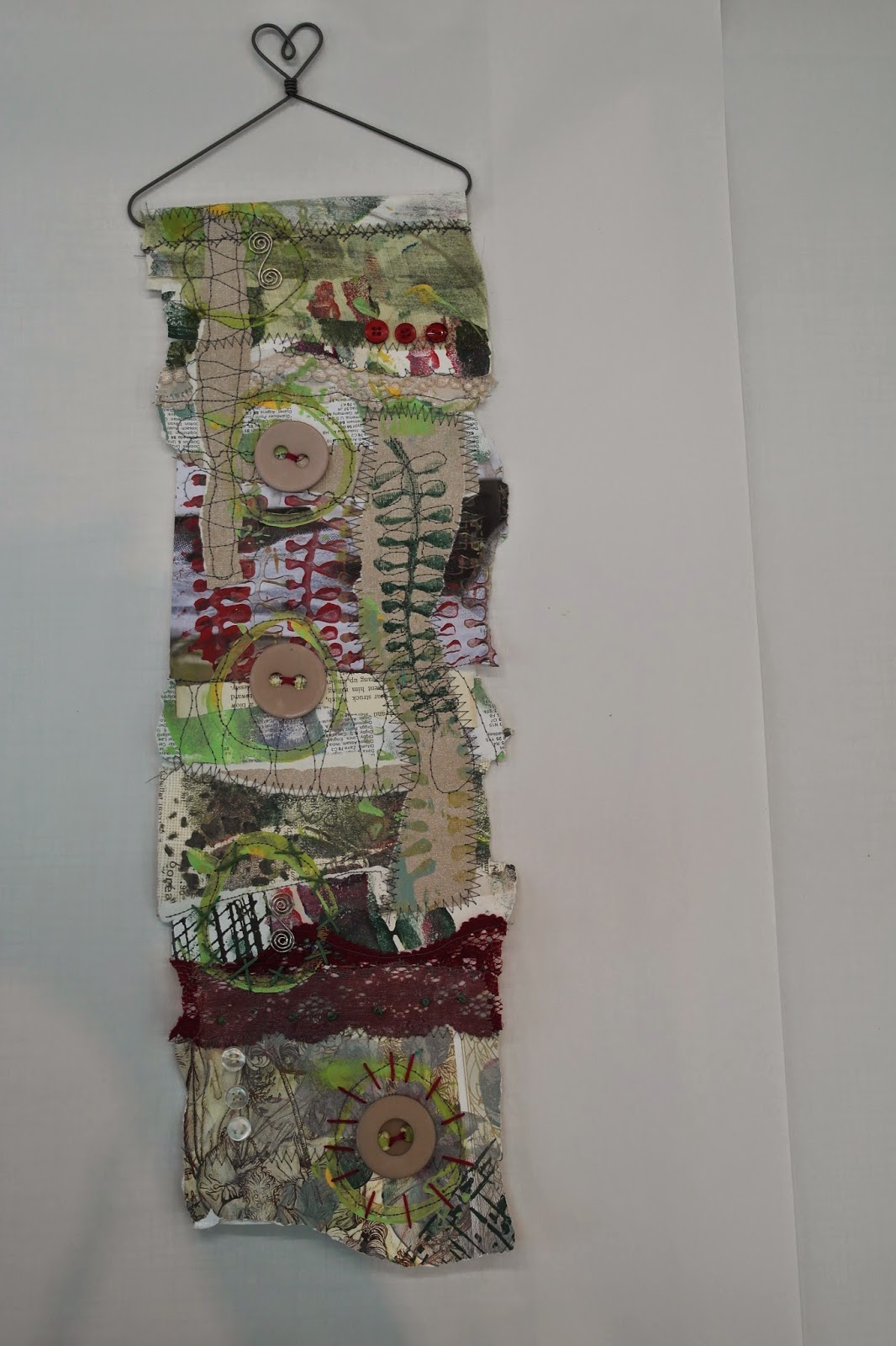 H-anne-Made: Print Collage Stitch with Creative Threads in Garstang