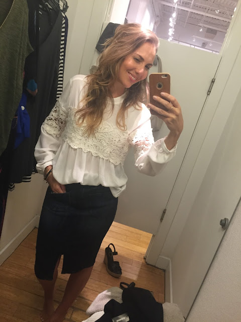On prairie hill: Dressing room selfies at Express
