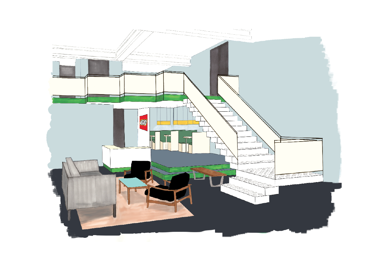 Laura Nelson Interiors: Lego Reception Project