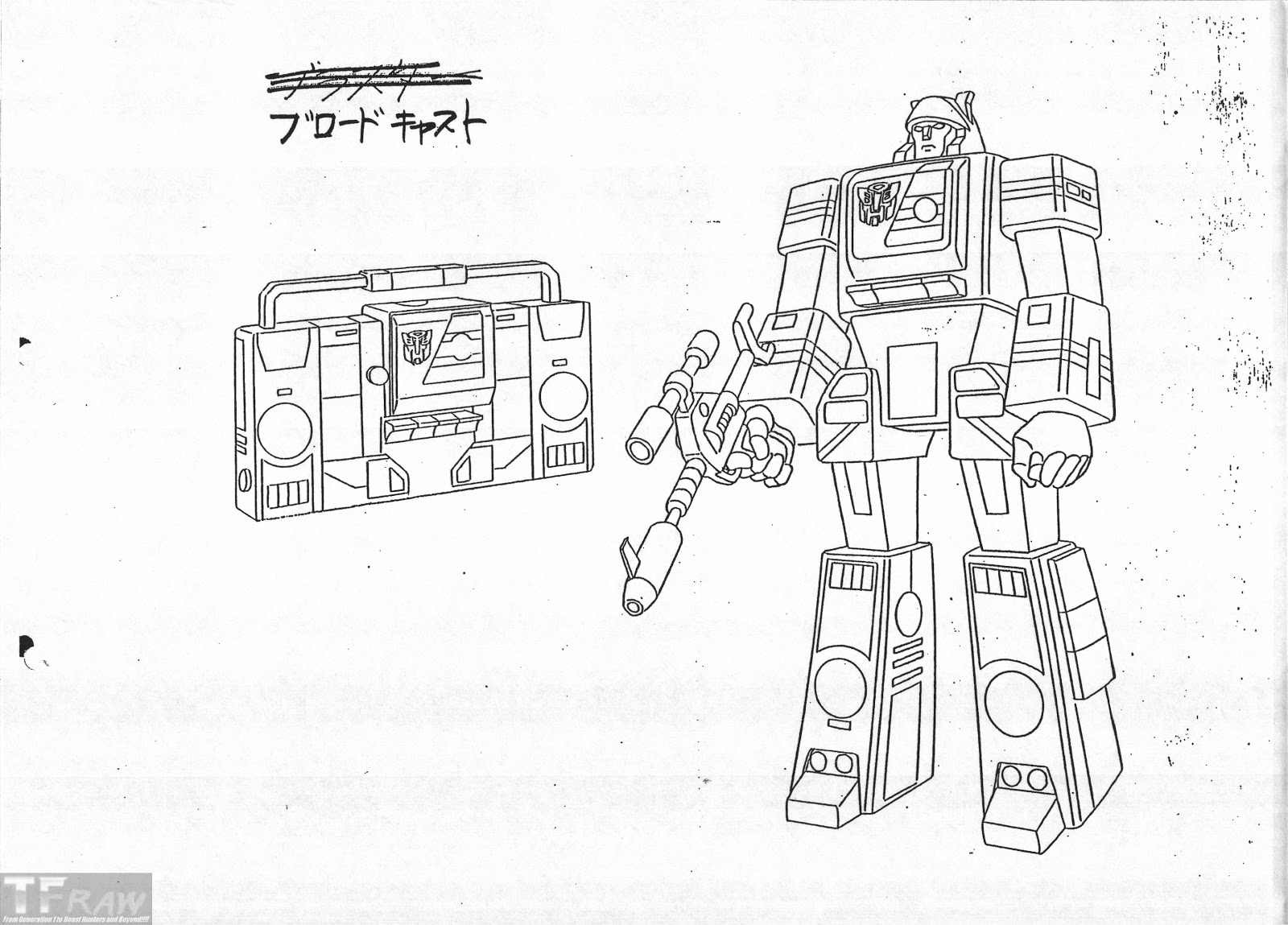 Transformers G1 Model Sheets 2
