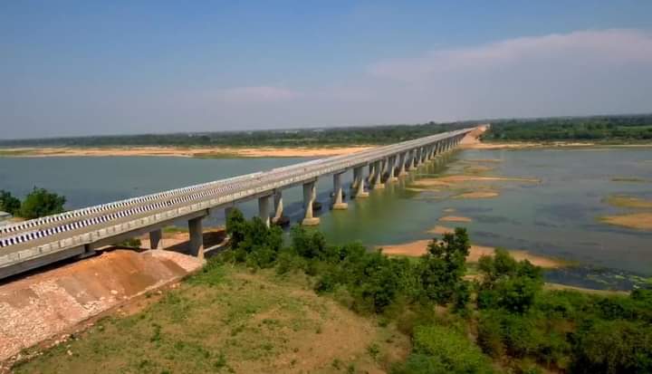 Indian Roadie: 4-Lane bridge over River Narmada connecting Hoshangabad ...