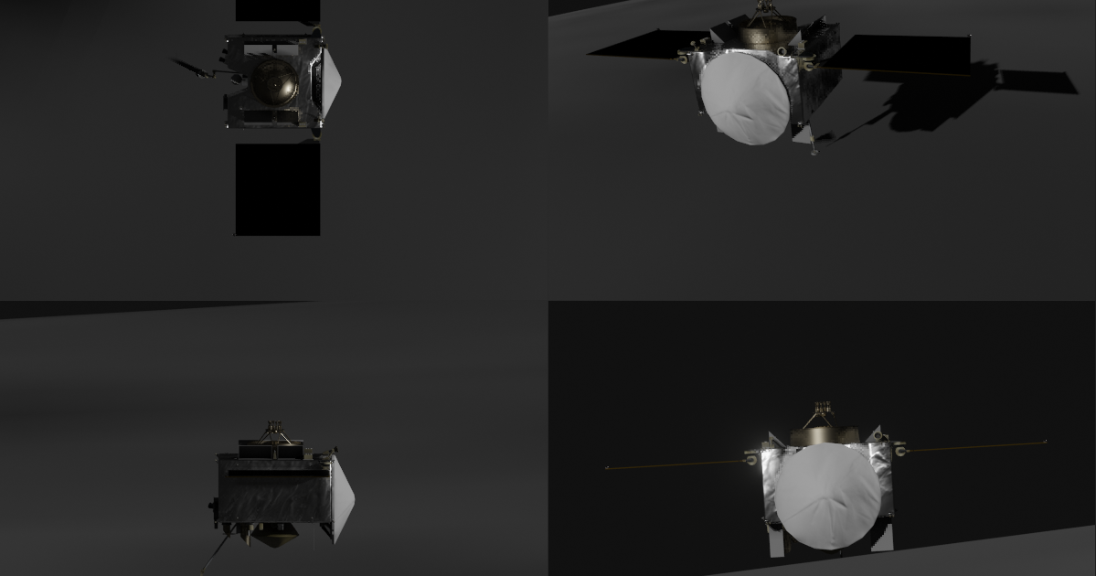 3D Models of Asteroid Bennu and Spacecraft OSIRIS-REx